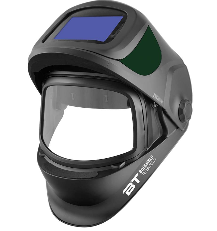 Bossweld Bt / Tecmen Flip Front Welding Helmet Iexp 950s Matt Black 70 ...