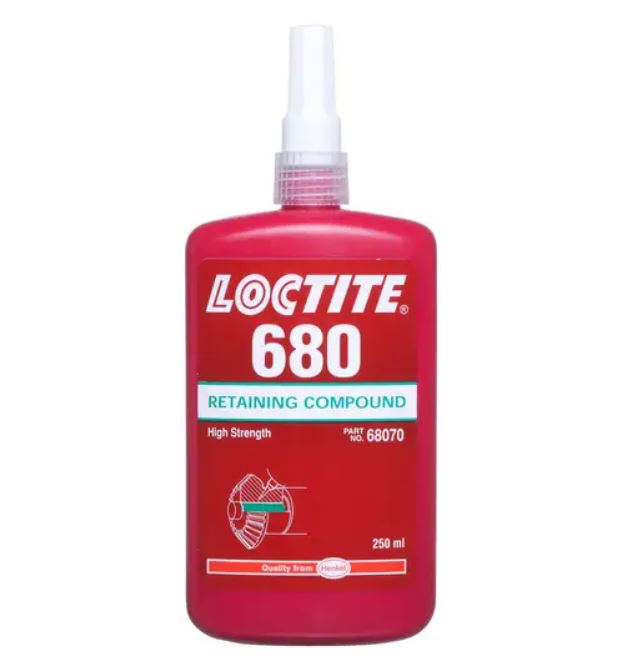 Loctite 680 Retaining Compound Fast Cure 250ml 680-250ML/LOCTITE – RBW ...