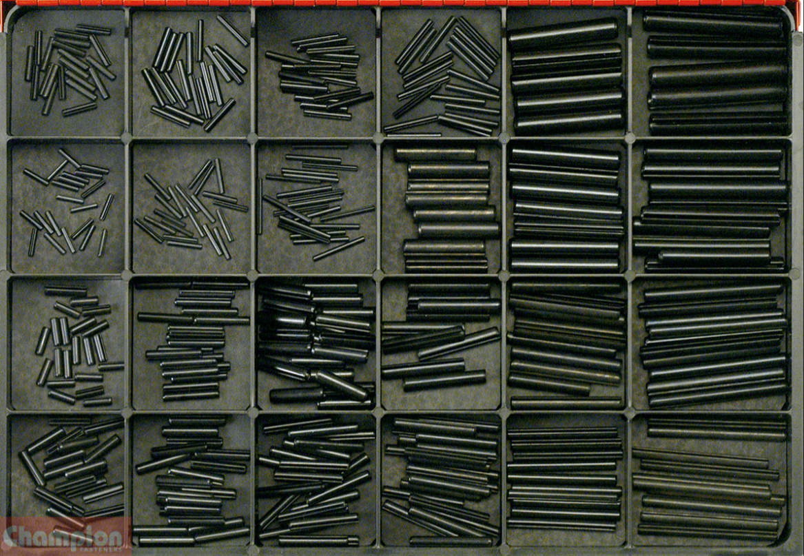 Champion Metric Roll Pin Master Kit 24 Sizes: 2mm to 10mm Dia CA2020 ...