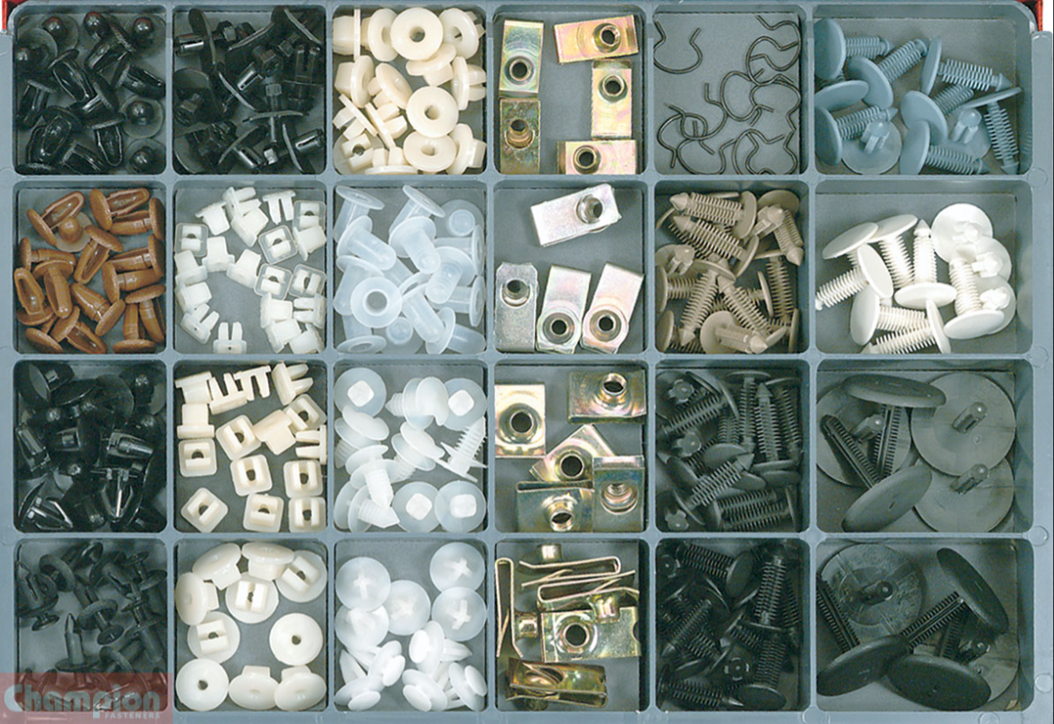 Champion Trim Fastener Master Kit 24 Sizes CA2265 – RBW Industrial Supplies
