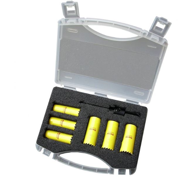 Starrett Bi-Metal Fast Cut 6 Piece Electrician’s Set 20mm & 25mm Holes ...