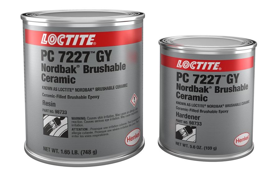 Loctite PC 7227 Brushable Ceramic Reinforced Epoxy Kit Grey 1kg PC-722 ...