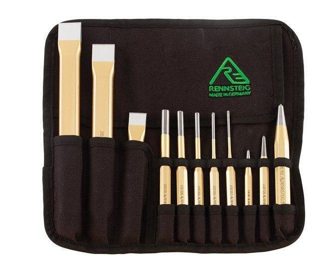 Rennsteig Chisel & Punch Tool Roll 11 Piece RCP11 – RBW Industrial Supplies