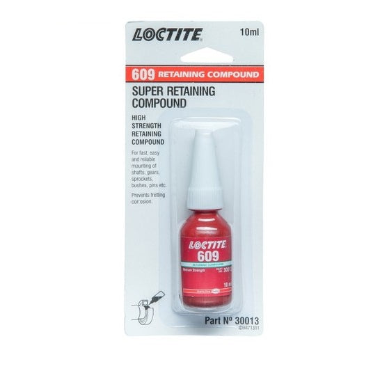 Loctite 609 Retaining Compound 10ml Bottle 609-010ML/LOCTITE – RBW ...