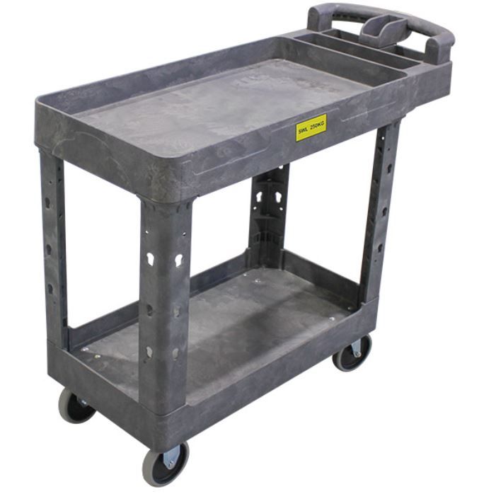 2 Shelf Stock Picker Trolley 250kg 1045x425x885mm SPR003 – RBW ...